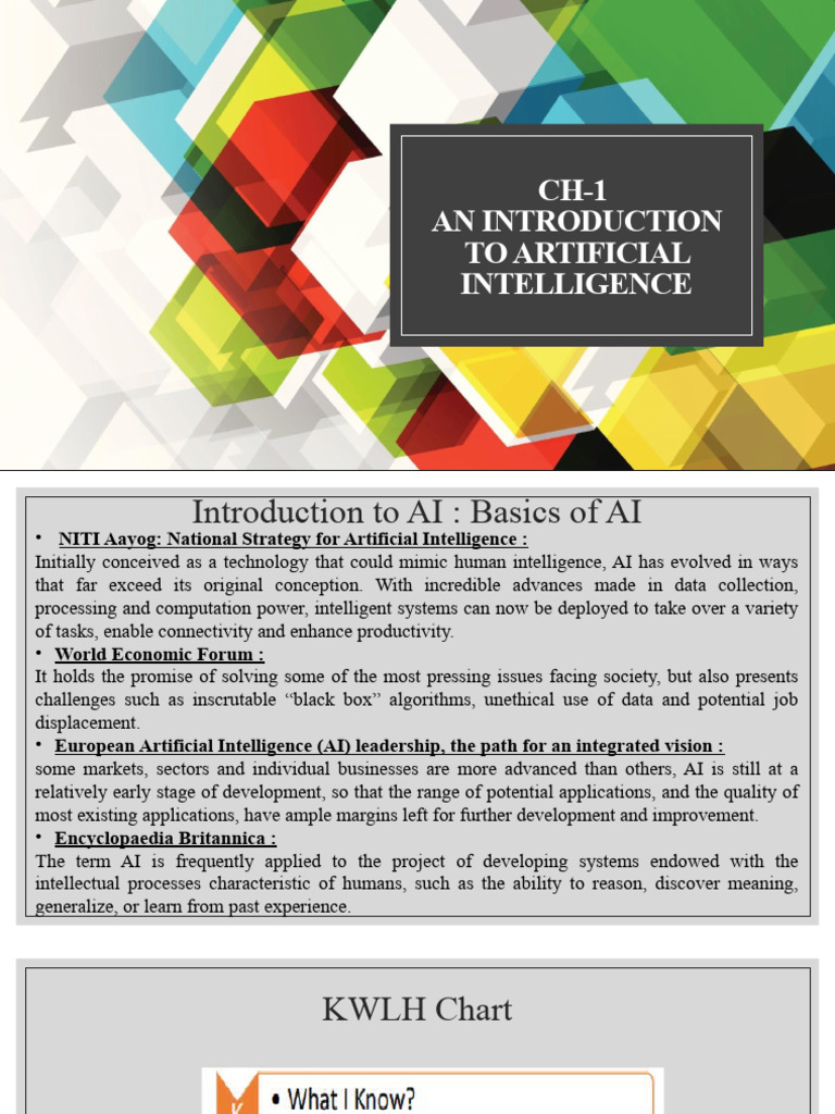 Ch-1 An Introduction To AI - Part2 | PDF | Artificial Intelligence | Intelligence (AI) & Semantics