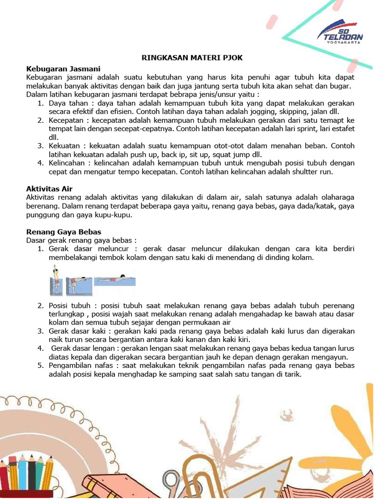 Materi SAS PJOK KELAS 5 | PDF