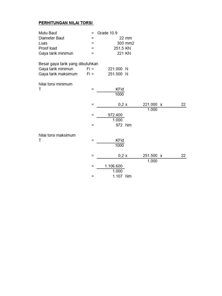 Nilaitorsi m22 Grade10.9 | PDF | Science & Mathematics