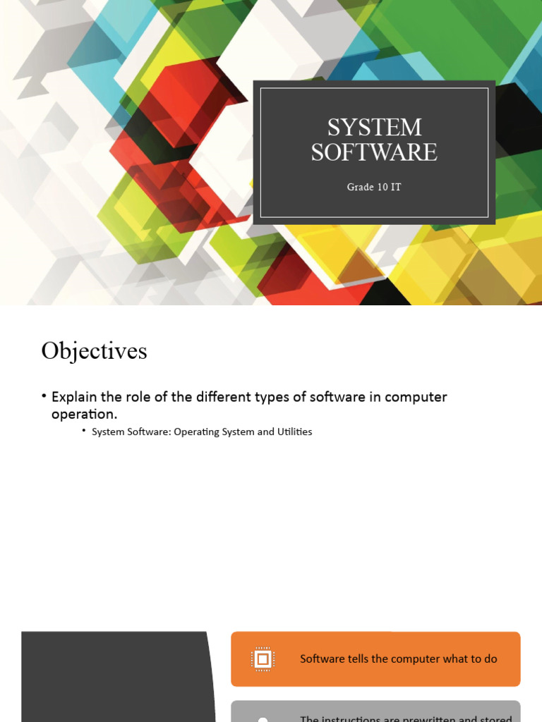 Csec System Software Pdf Operating System Computer File 4915