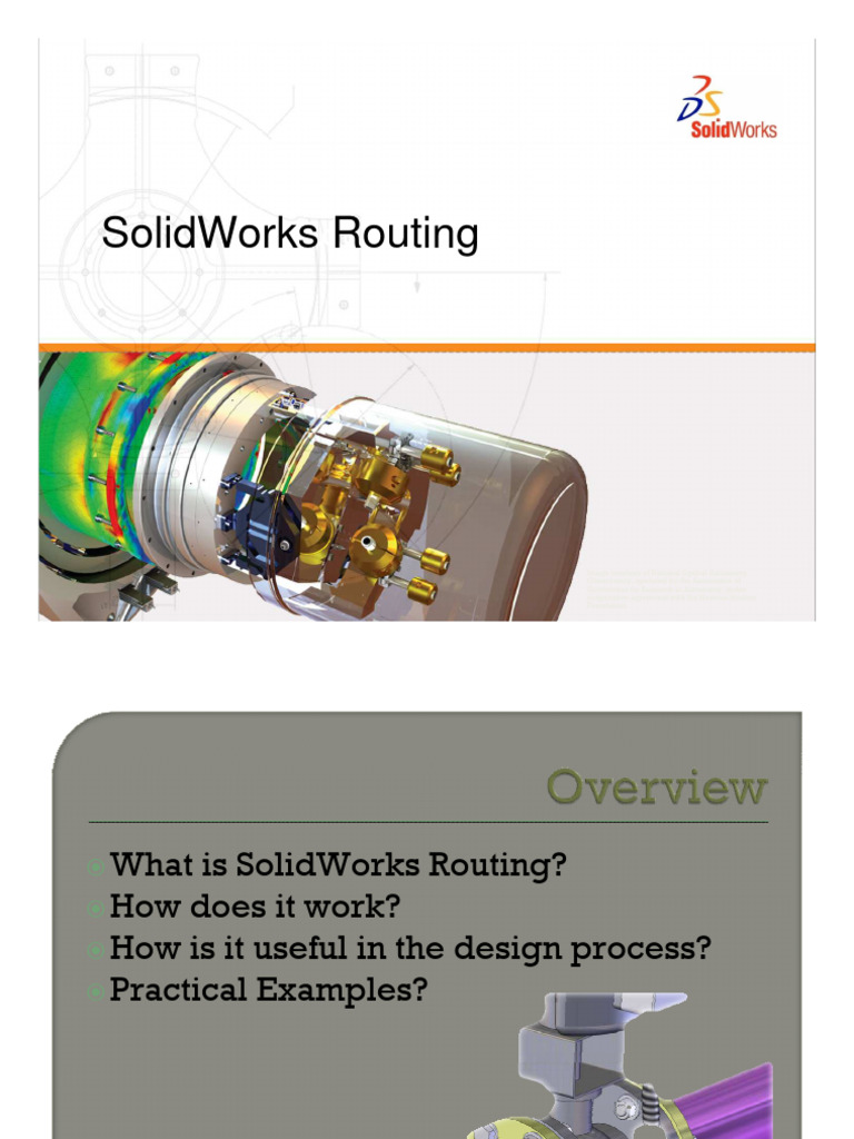 SolidWorks_Routing | PDF | Pipe (Fluid Conveyance) | Electrical Connector