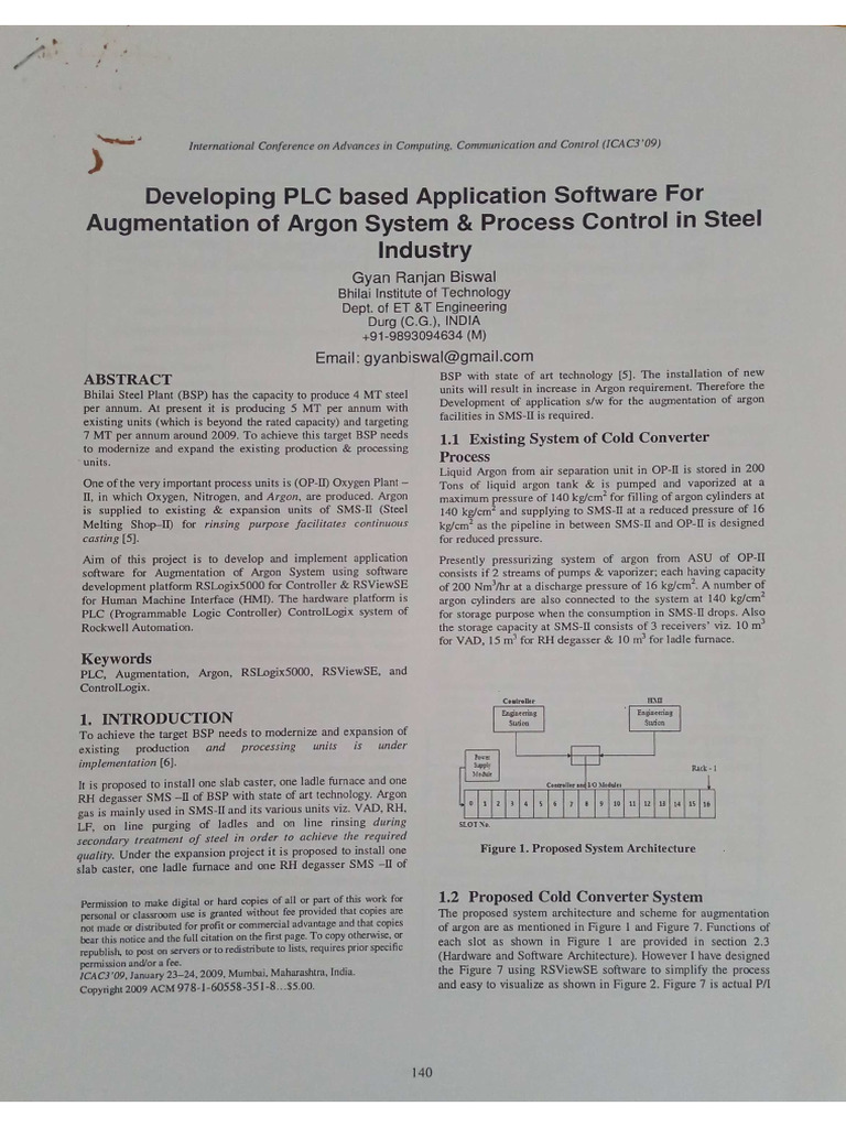 Developing PLC Based Application | PDF