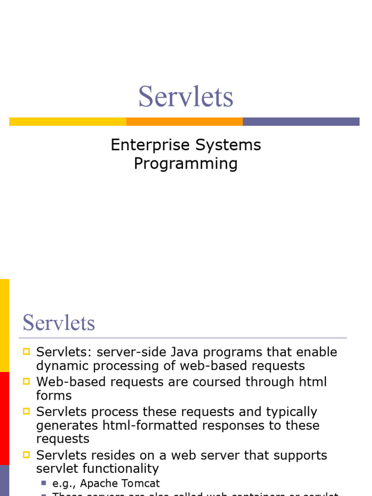 Java Servlets for Web Applications | PDF | World Wide Web | Internet & Web