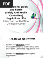 06-SHO Regulation 1997 | PDF | Occupational Safety And Health | Safety