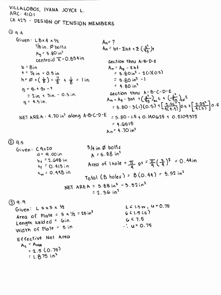 ARC 4101 VILLALOBOS, Ivana Joyce L. - ASSIGNMENT STD | PDF