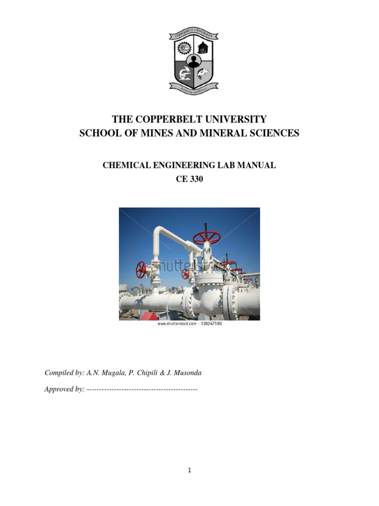 Revised Lab Manual For Ce 330 | PDF | Viscosity | Flow Measurement