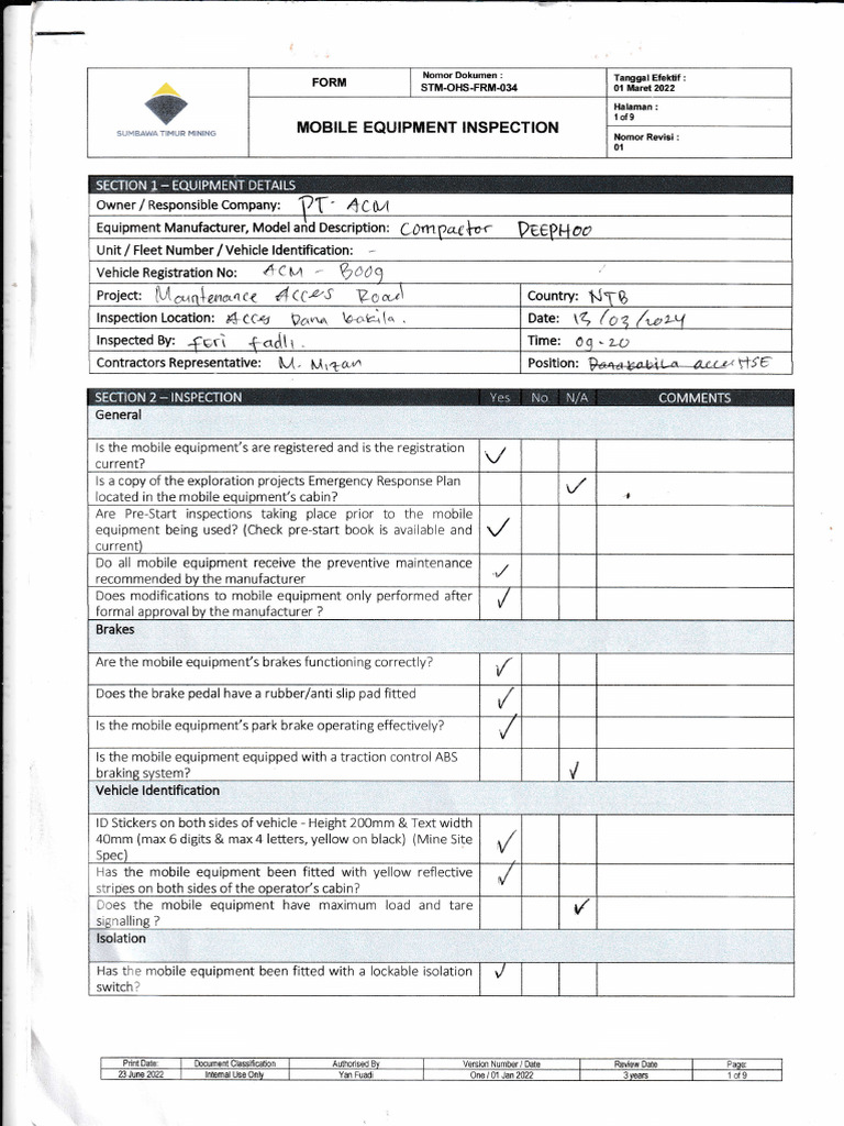 Compactor ACM B-009 | PDF | Loader (Equipment) | Tractor