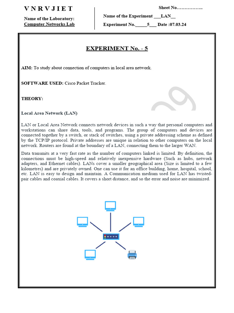 Exp5 Q9 | Download Free PDF | Local Area Network | Computer Network