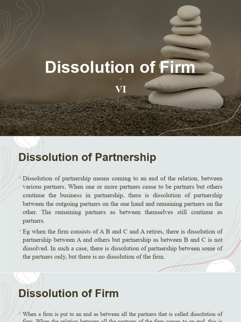 12 Dissolution of Firm | PDF | Partnership | Lawsuit