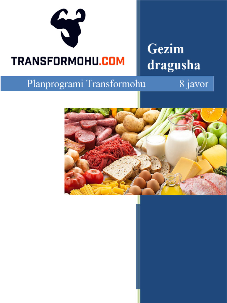 Gezim Dragusha Planprogrami Personal i Dietes Transformohu | PDF