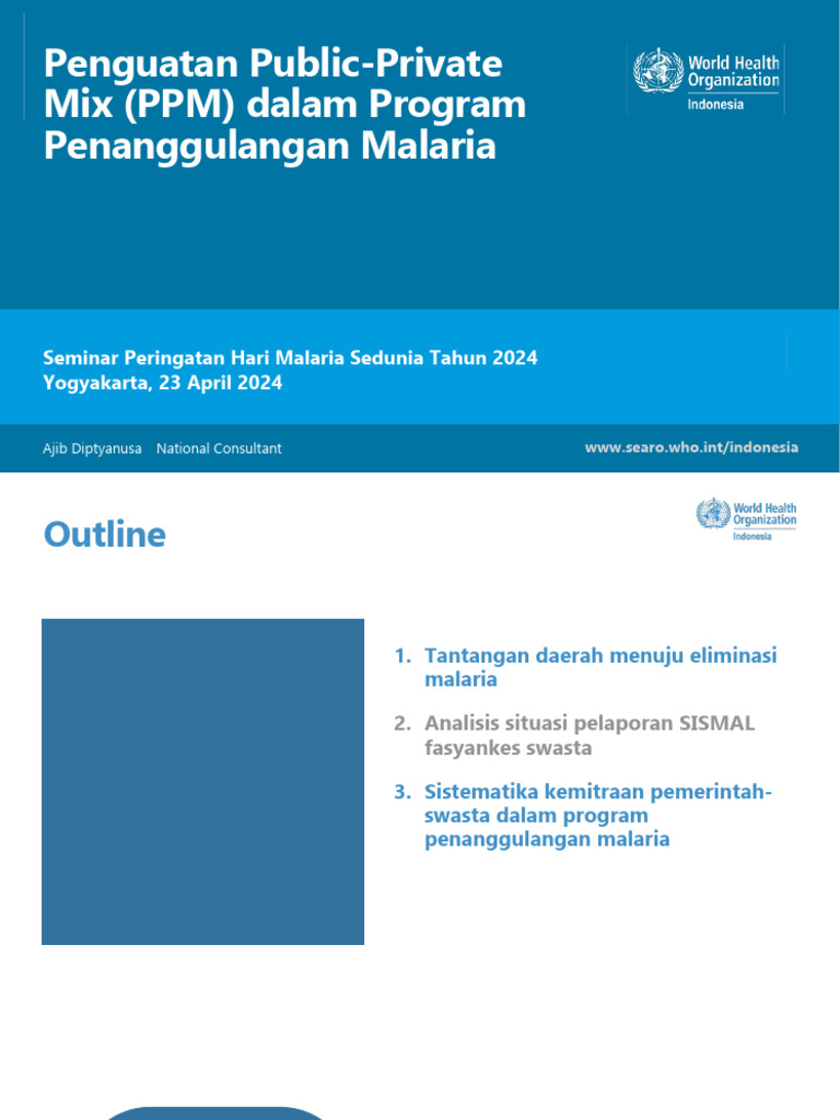 Penguatan PPM Dalam Program Penanggulangan Malaria | PDF