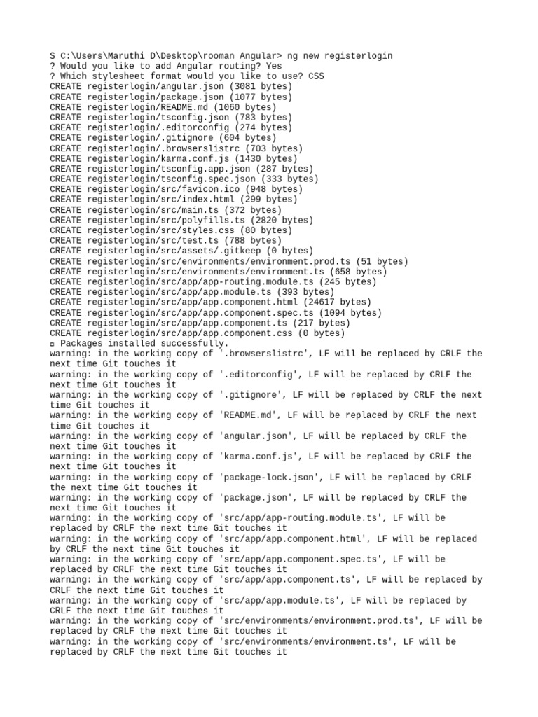 angular file creating steps | PDF | Computer Architecture | Computing angular file creating steps | PDF | Computer Architecture | Computing