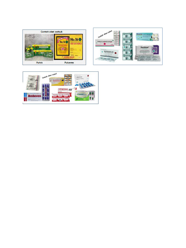 Gambar Bentuk Sediaan Obat | PDF