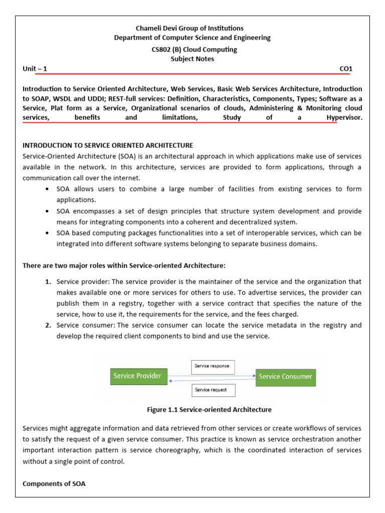 1 | PDF | Cloud Computing | Web Service