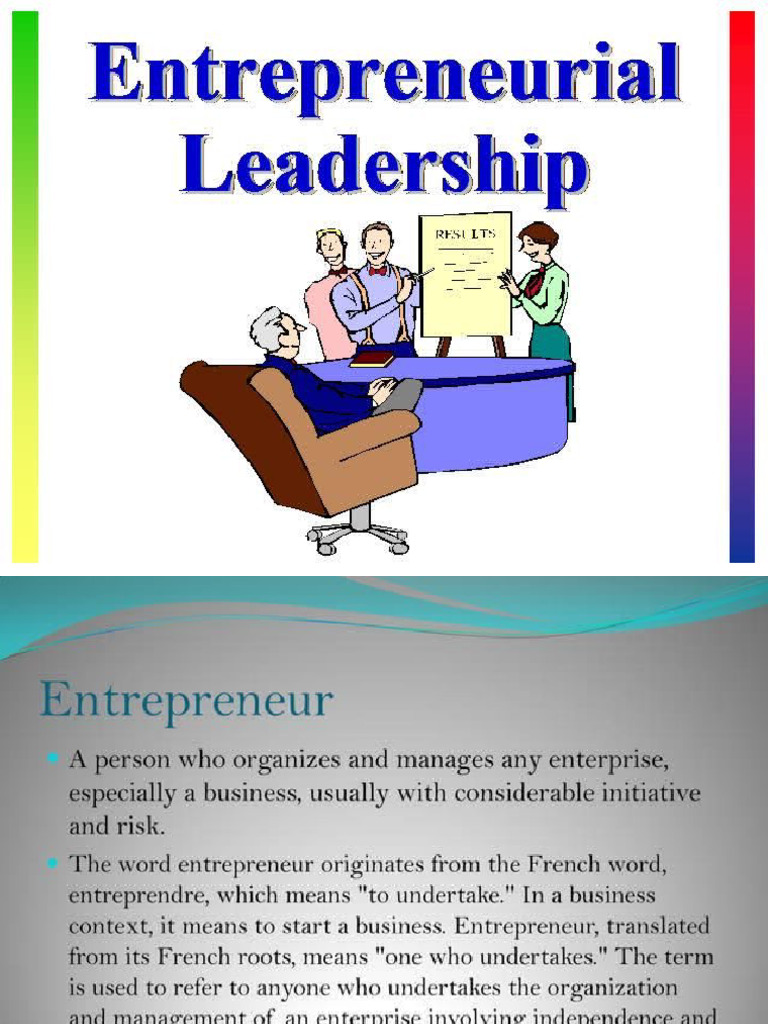 Lesson 2 - Entrepreneur-Leadership | PDF