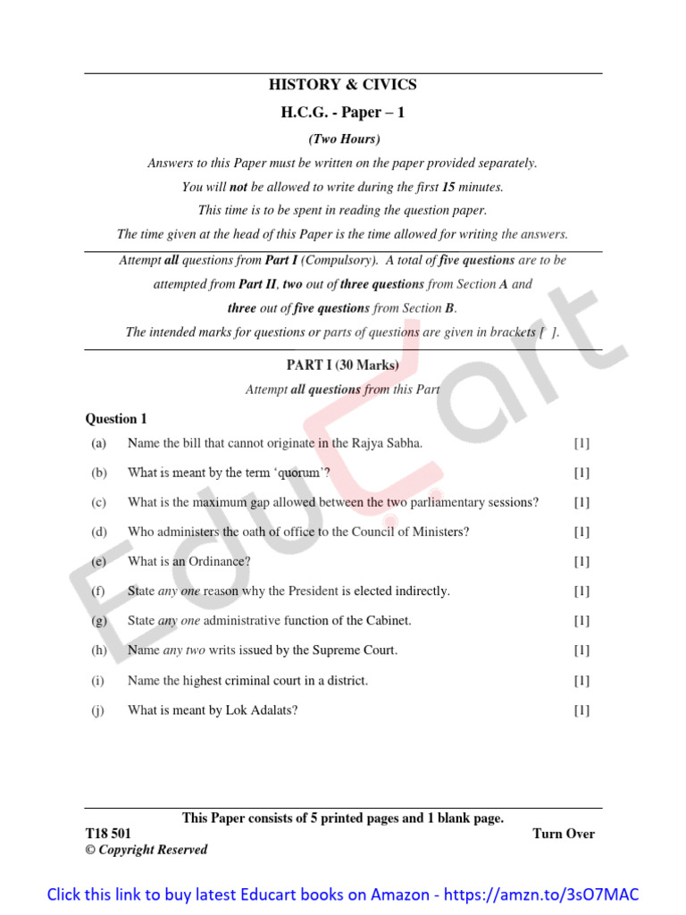 History & Civics 2018 | PDF | Supreme Courts | American Government