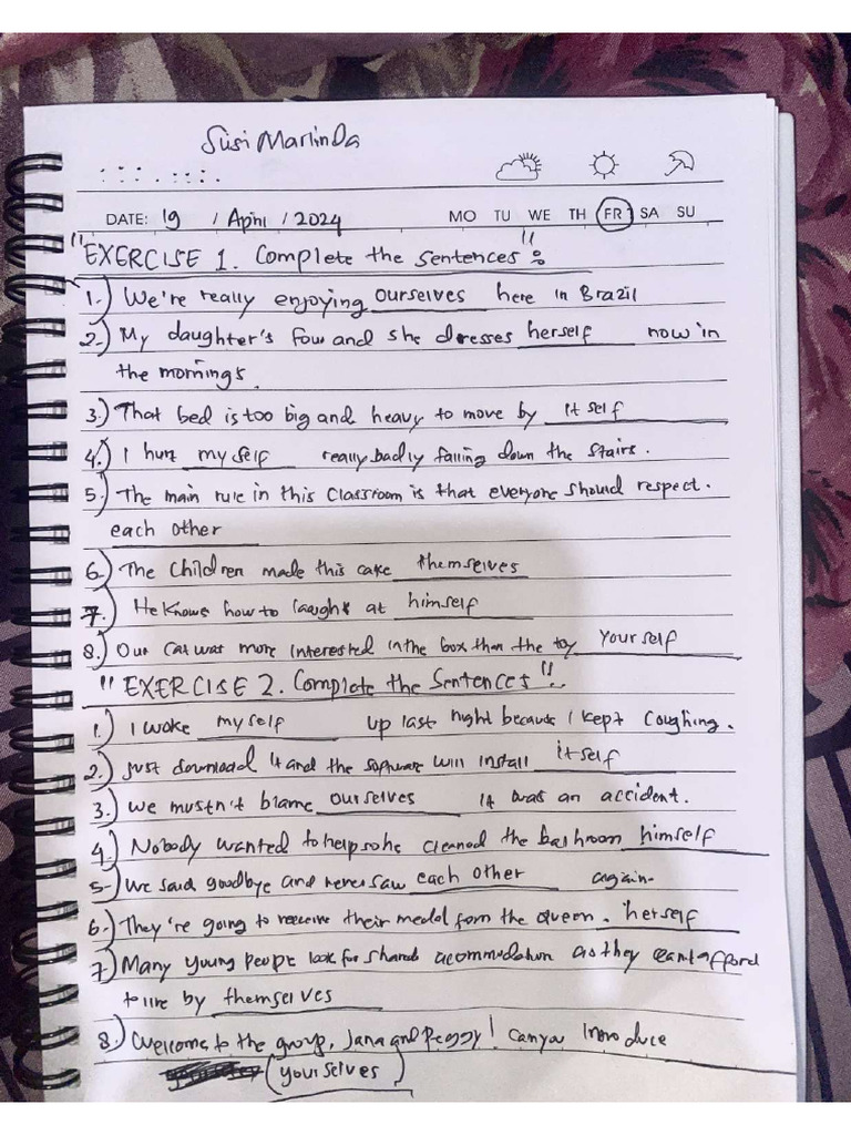 Susi Marlinda 2021610033 Exercise1,2 | PDF