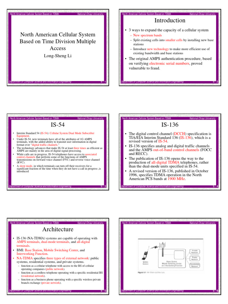 chap5 | PDF | Cellular Network | Computer Science