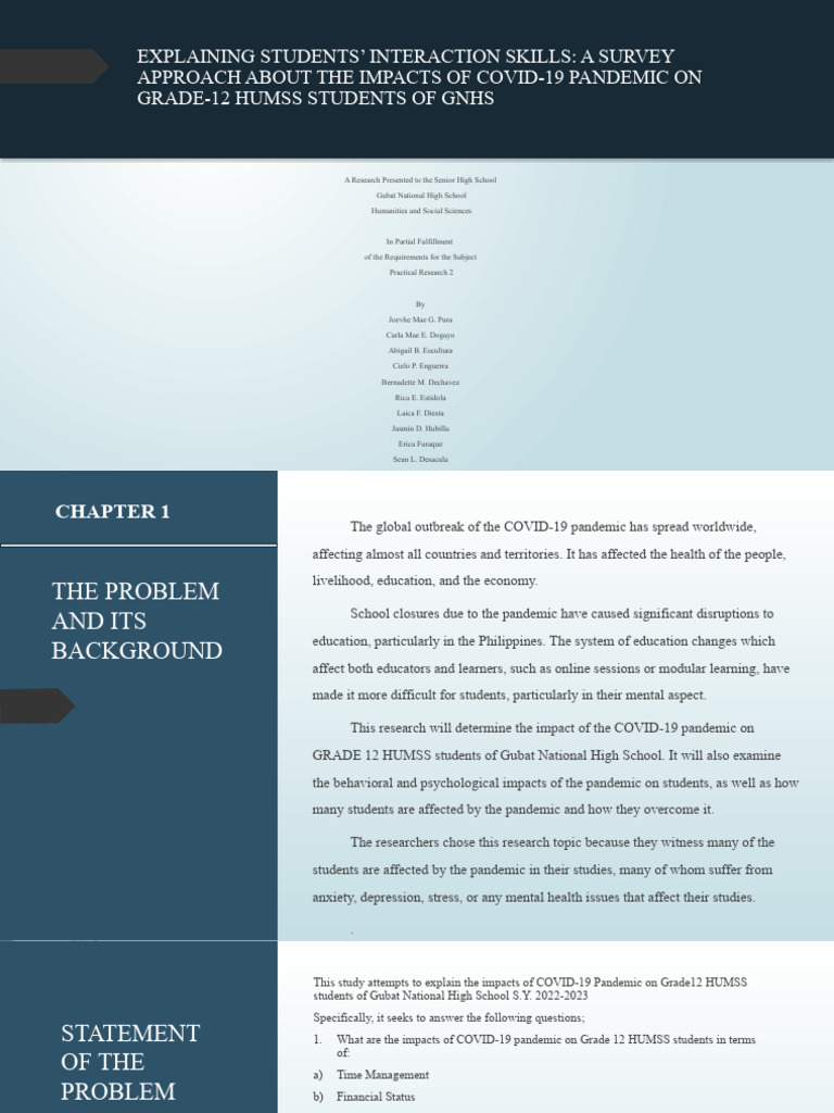 Research Title Defense | PDF | Survey Methodology | Mental Health