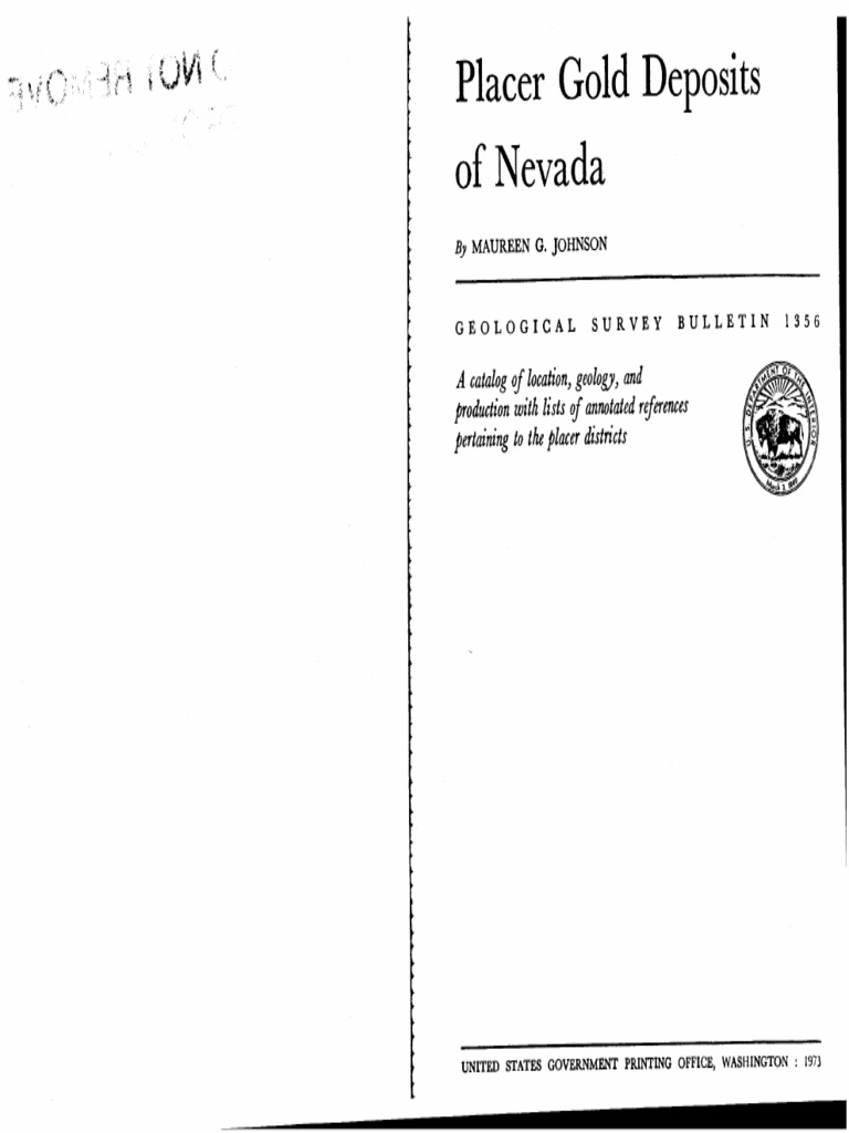 Nevada Usa Placer | PDF | Mining | Earth Sciences