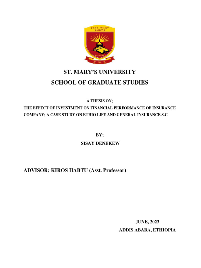 Sisay ST Marry Final Paper ELiG PDF | PDF | Bonds (Finance) | Securities (Finance)