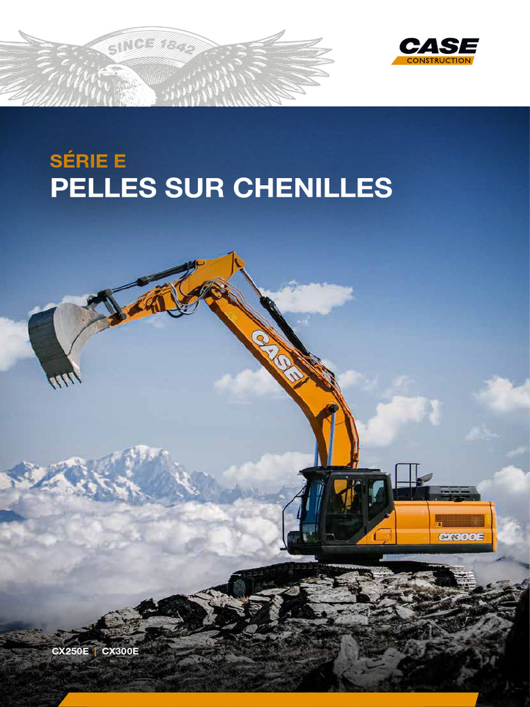 Pelles sur Chenilles Série E: Innovations | PDF | Moteur diesel ...