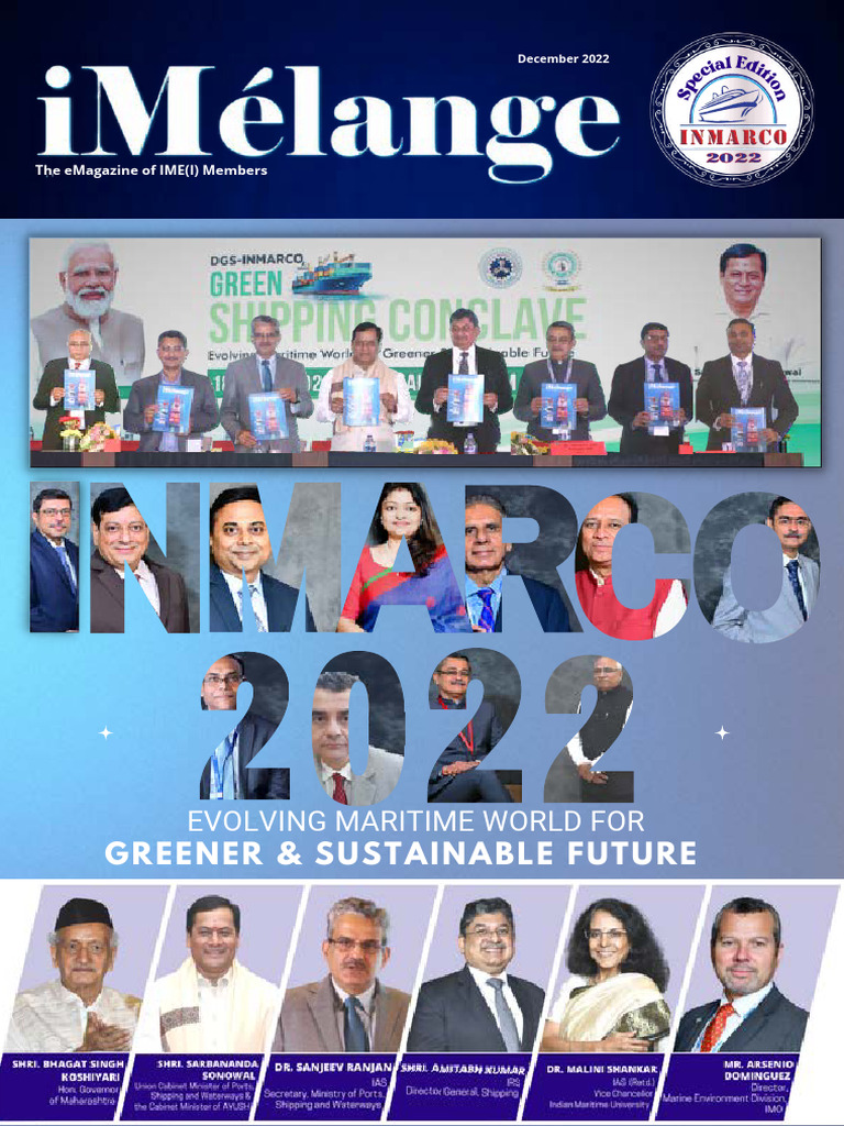 INMARCO 2022: Greener Maritime Future | PDF | Port | Ships