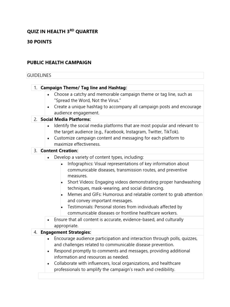 Public Health Campaign | Download Free PDF | Social Media | Popular ...