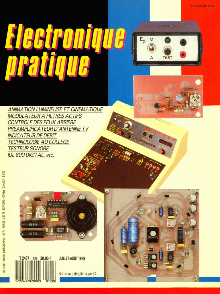 Electronique Pratique 128 1989-07-08 | PDF