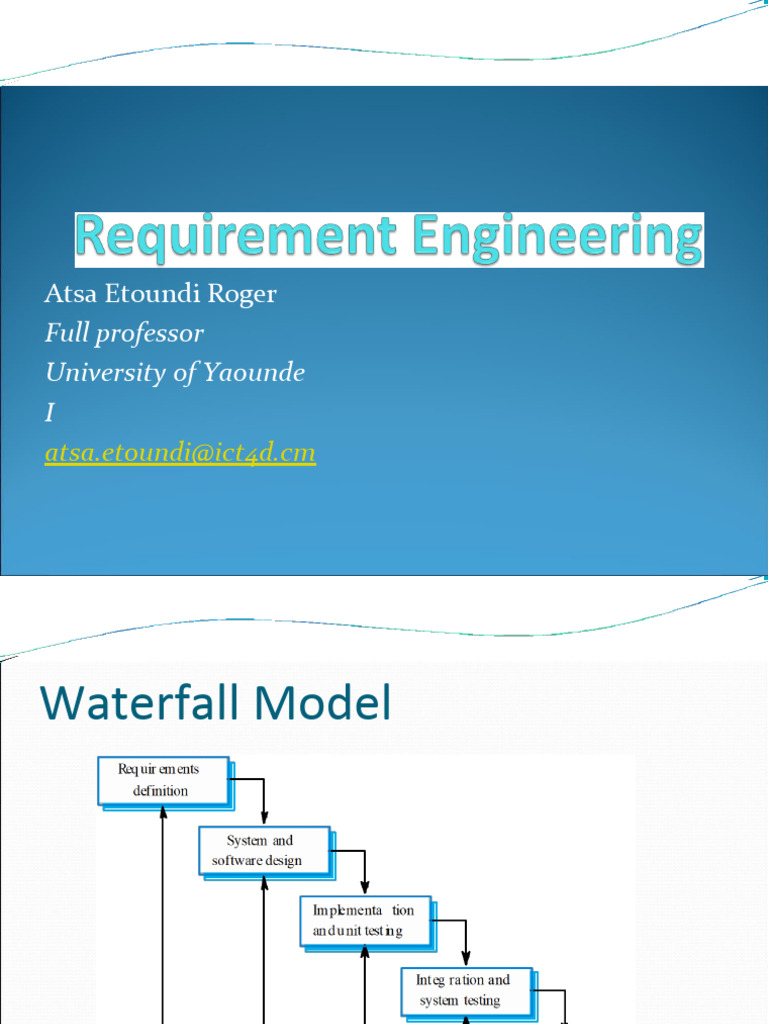 Requirements Engineering Process Course M2-2020 PDF | PDF | System | Systems Thinking