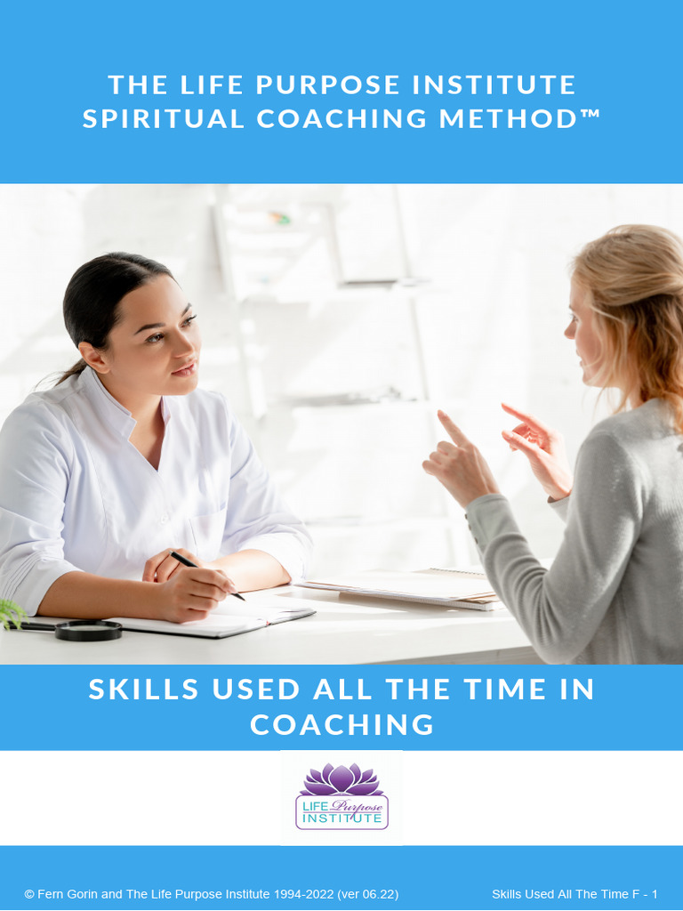 Coaching Skills Used All The Time in Coaching | PDF | Feeling | Thought