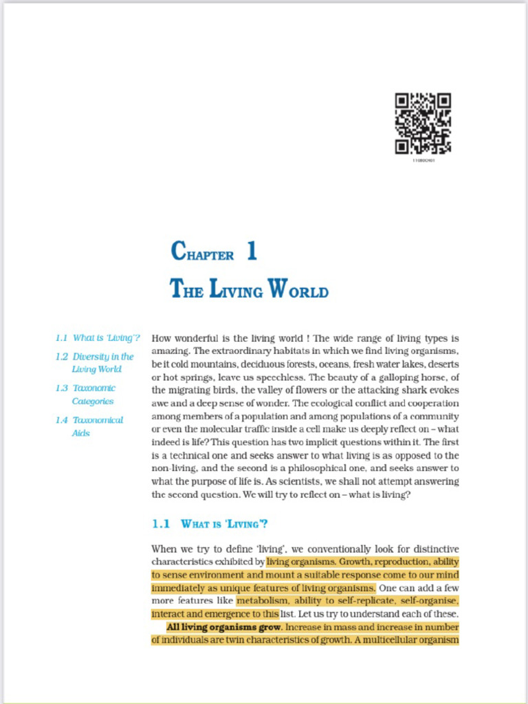 The Living World | PDF