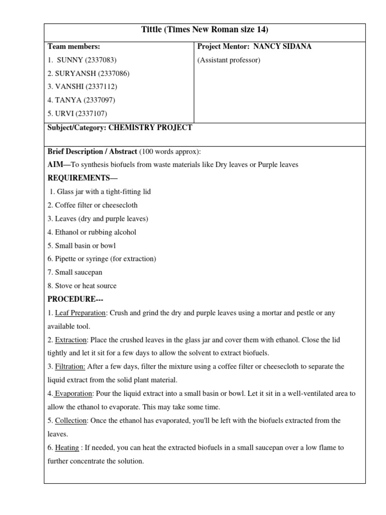 Biofuels From Waste Material | PDF | Biofuel | Ethanol