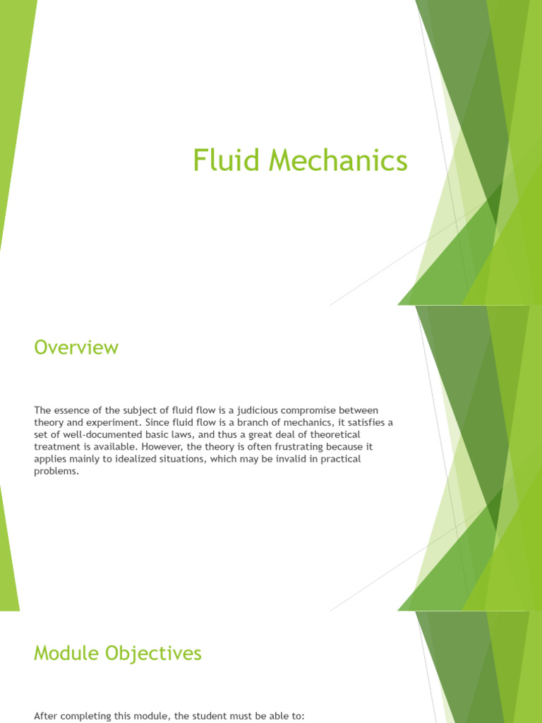 Fluid Mechanics - 1 | Download Free PDF | Viscosity | Fluid Mechanics