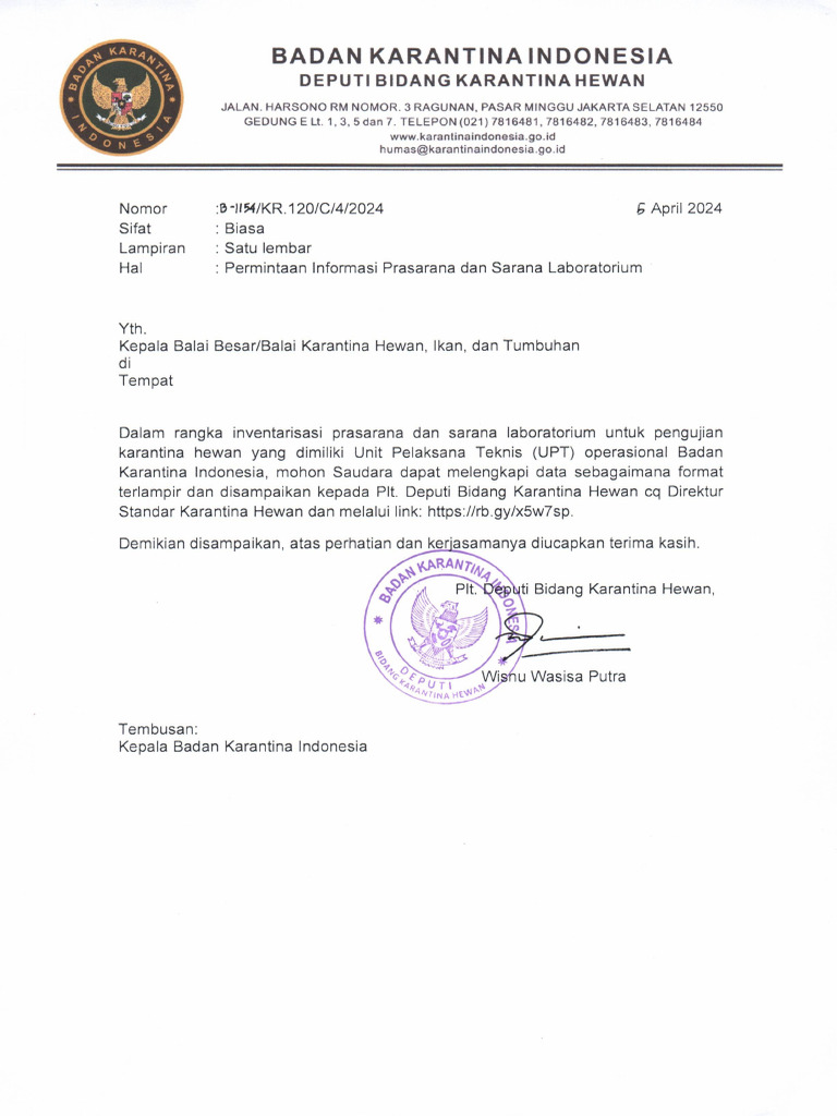 Se Upt (Permintaan Data Sarpras) | PDF