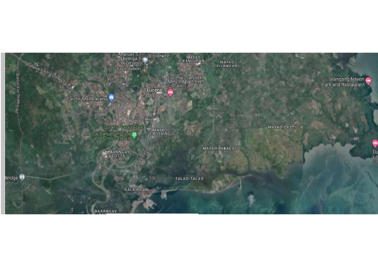 Satteliete Map Lucena City | PDF