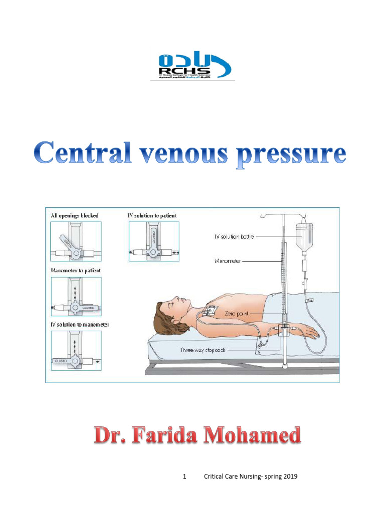 Central Venous Pressure Measurement Guide | PDF | Blood Pressure | Heart