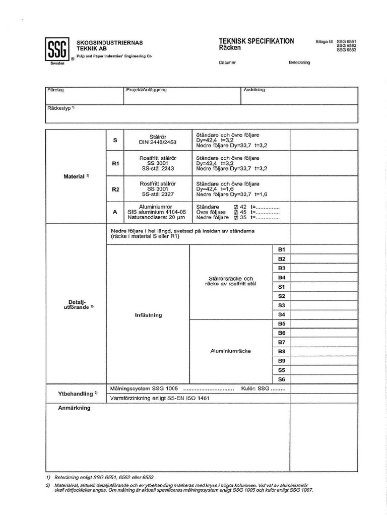 SSG 6551 | PDF