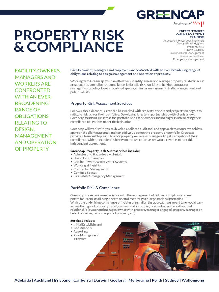 Greencap Factsheet Property-Risk-22 | PDF | Risk | Risk Assessment