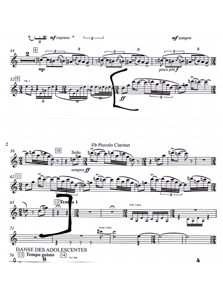 Stravinsky - The Rite of Spring | PDF