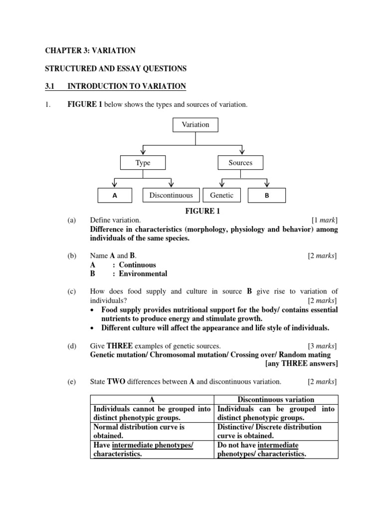 Types of Variation and Natural Selection | PDF | Natural Selection ...
