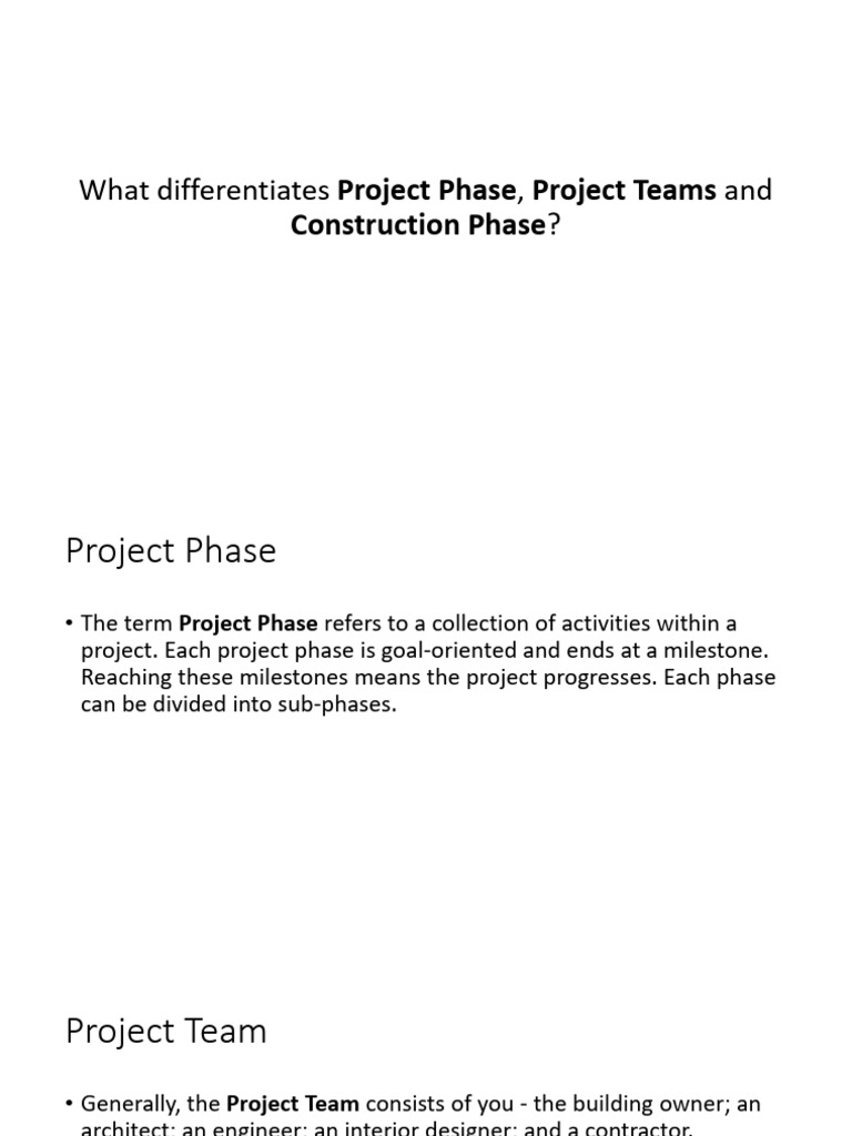 Project & Construction | PDF | Architect | Consultant