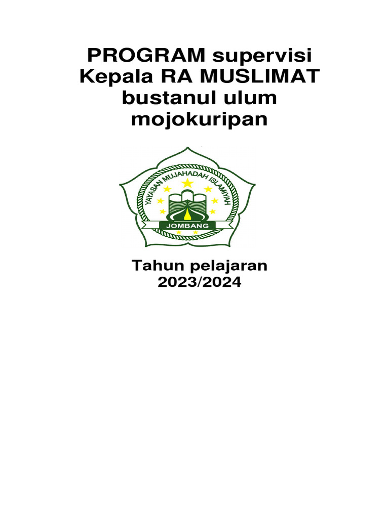 Rambu 2023 Supervisi Nurul Aini | PDF