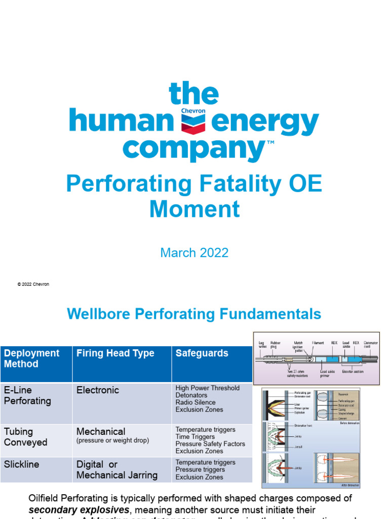 OE Moment Perforating Fatality | PDF | Technology & Engineering