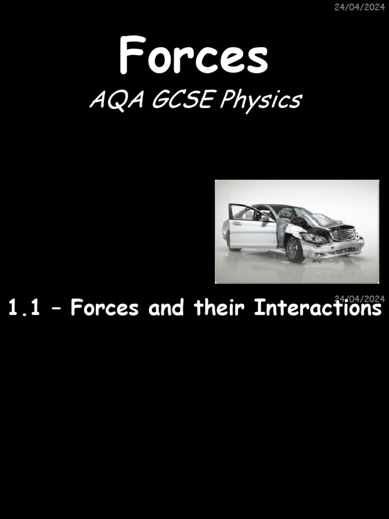 Forces Revision AQA | Download Free PDF | Force | Pressure
