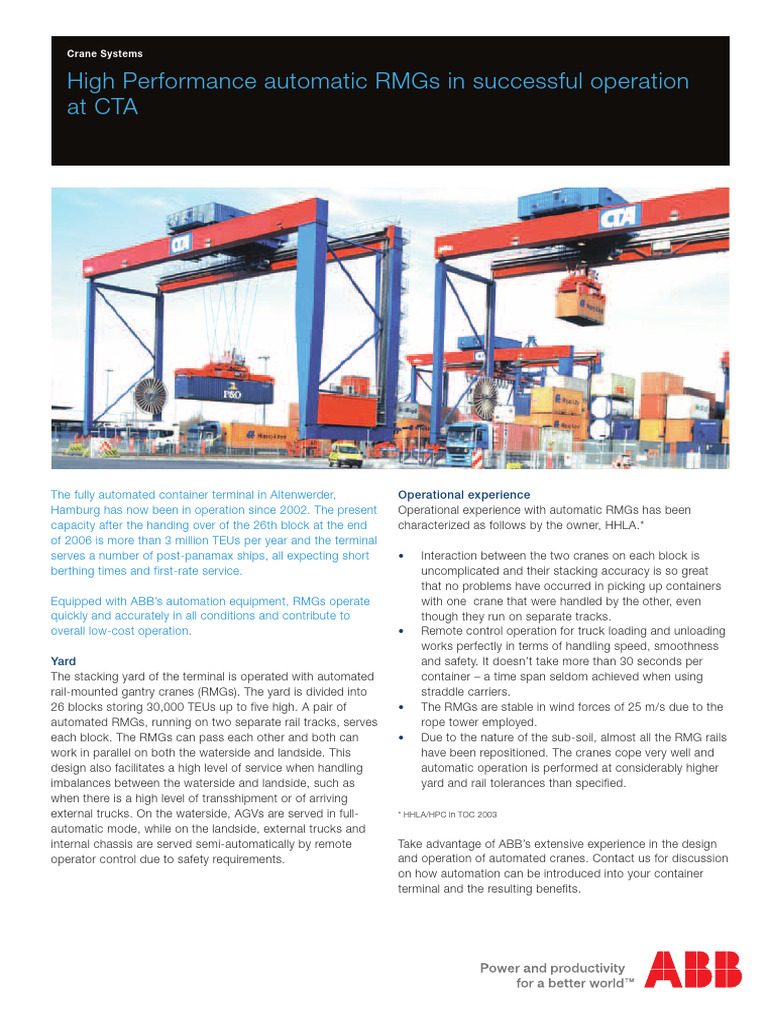 Cta Flyer 3ast003458d0009 Reve | PDF | Crane (Machine)