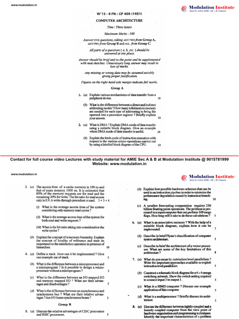 Computer Architecture | PDF