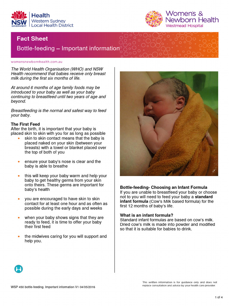 Essential Guide to Bottle-Feeding Infants | PDF | Infants | Breastfeeding