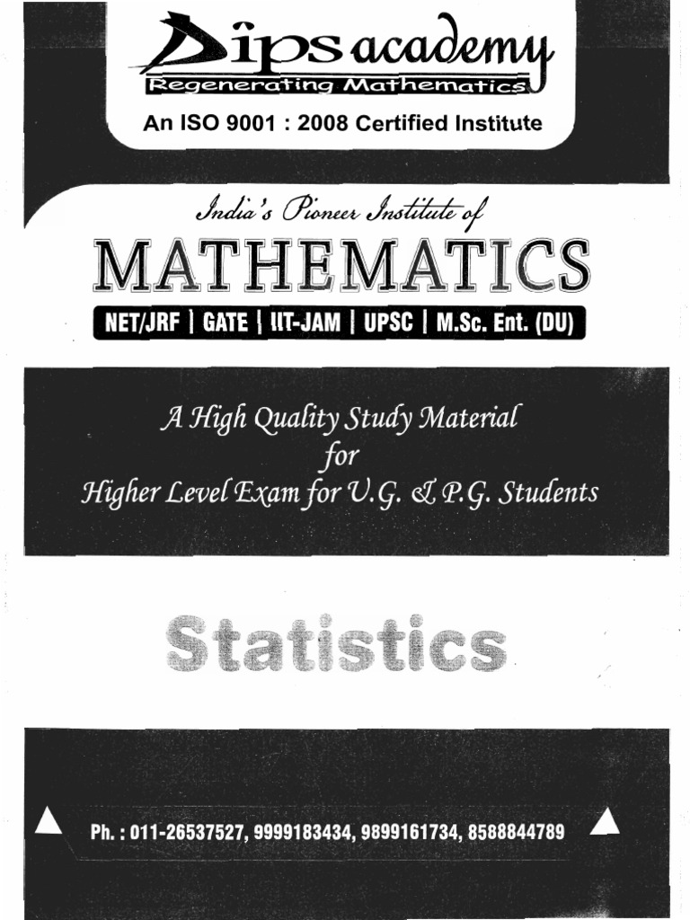 Statistics Notes Pdf 9399