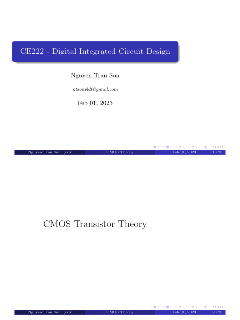 Lecture05 Cmos Transistor Theory Up Pdf Mosfet Cmos